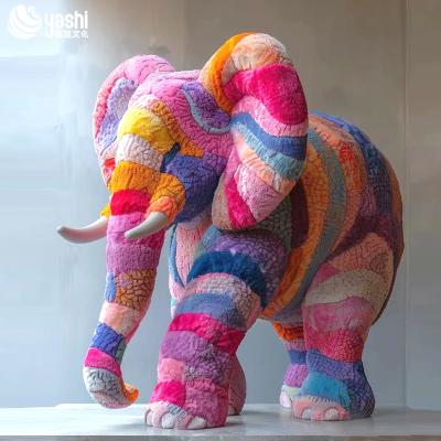 China Cute Large Plush Elephant Decor For School Events Party Celebrations for sale