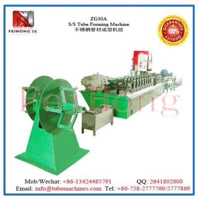China tubo de calefacción que forma el tubo del equipo ZG30A S/S que forma la máquina en venta