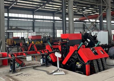 China Máquina automática CNC de linha de ângulo de alta eficiência para perfuração e estampagem de aço de ângulo grande à venda
