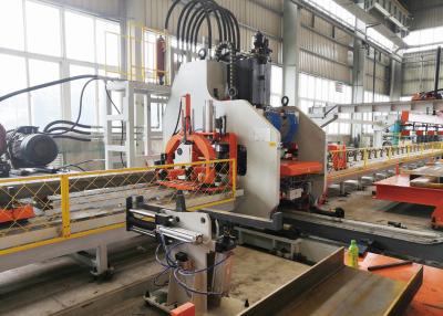 China 1200KN Fuerza nominal Máquina de perforar placas de viga de camión CNC Máxima tensión del material 750mpa en venta