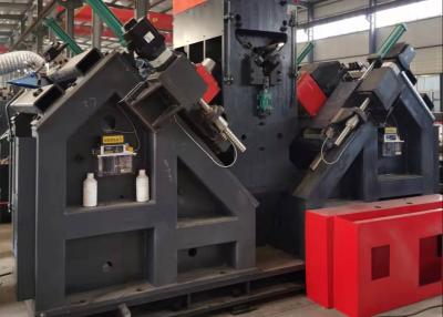 China Línea de taladrado y marcado de ángulos CNC con potencia total de aproximadamente 150KW, 9 ejes CNC, estación hidráulica y método de enfriamiento por aire en venta