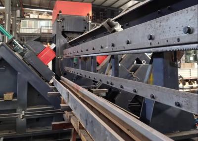 China Línea de taladrado y marcado de ángulos CNC con potencia total de aproximadamente 150KW, 9 ejes CNC, estación hidráulica y método de enfriamiento por aire en venta