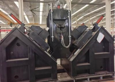 China Línea de taladrado y marcado de ángulos CNC con potencia total de aproximadamente 150KW, 9 ejes CNC, estación hidráulica y método de enfriamiento por aire en venta