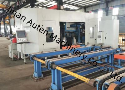 China 5-30 mm rango de diámetro de perforación 3D CNC H Beam Perforación de toque y máquina de aserrar línea BT40 huso de perforación en venta