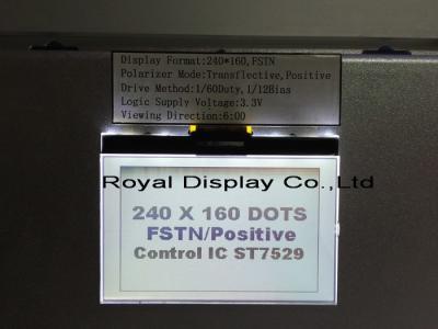 중국 ST7586S 백색 LED 백라이트와 3.3V 전원 공급기 그래픽 LCD 모듈 판매용