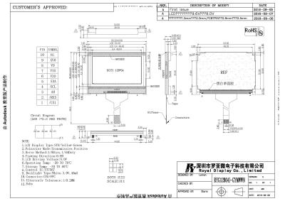 China Professionele Radertjelcd Module, Grafische Oled-Vertonings3.3v Voeding Te koop