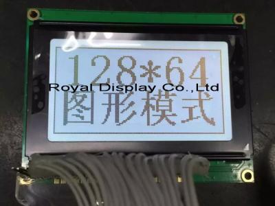 China Gráfico serial blanco azul Lcd, 128 x 64 regulador de la exhibición T6963C del Lcd del gráfico en venta