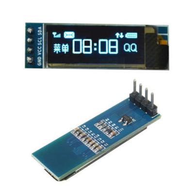 China Serial 0,91" azul de 0,91 pulgadas 128x32 I2C IIC conductor del módulo SSD1306 de la exhibición de OLED LCD en venta