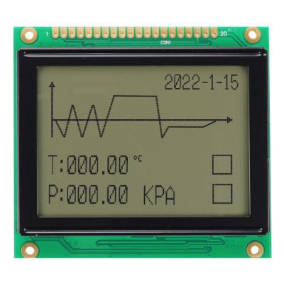China 6 Uhr Ansicht 128X64 Punkte Grafik-LCD-Modul mit 8-Bit-MPU-Schnittstelle zu verkaufen