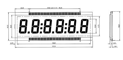 Chine DE156-TU TN Module LCD -40 à +90 degrés de remplacement de grande taille transflectrice monochrome à vendre