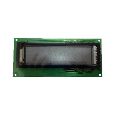 China Modulo VFD 5*7 DOT 2*16 Caracteres Cu16025ecpb-W2j Interfaz paralela de 8 bits azul verde en venta