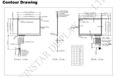 China 3.5'' Panel táctil Multi Touch COF CTP LLI2130 IC Interfaz I2C PCTP personalizable en venta
