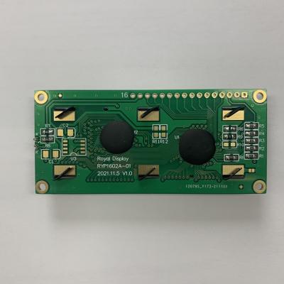 China 16*2 Caracteres COG Modulo LCD 6800/SPI/I2C Interfaz 5*8 Punto 5V Monocromo personalizable en venta