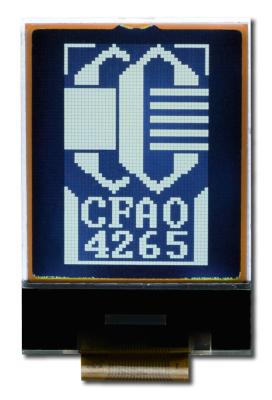 China 1.0''Módulo gráfico LCD FSTN 42 * 65 Negativo 12h St7565r Cfao4265A 100% Replicación de amplia temperatura Personalizar en venta