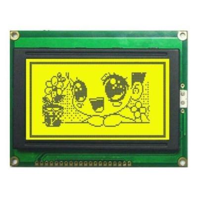 China 100*64 Modulo gráfico LCD STN 6H con SED1560 Pantalla amarilla verde de amplia temperatura Personalizable en venta