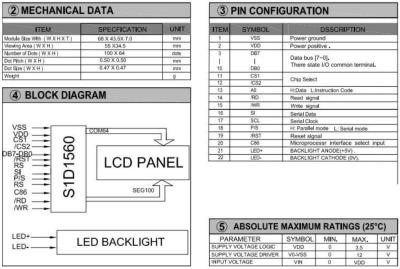 China 100*64 Modulo gráfico LCD STN 6H con SED1560 Pantalla amarilla verde de amplia temperatura Personalizable en venta