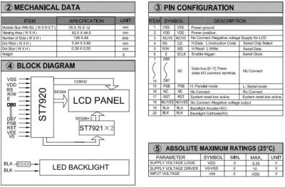 China Modulo LCD gráfico de 128*64 con PCB St7920/St7921 FSTN Display industrial monocromático en venta