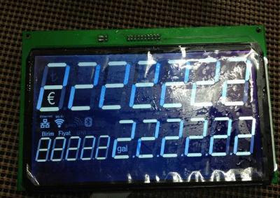China Módulo LCD DFSTN de transmisión negativa para el dispensador de combustible con un rango de temperatura muy amplio en venta