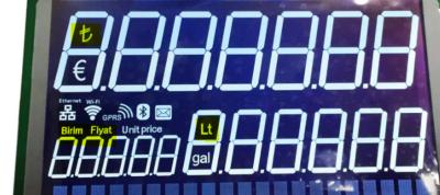 China Módulo LCD DFSTN de transmisión negativa para el dispensador de combustible con un rango de temperatura muy amplio en venta