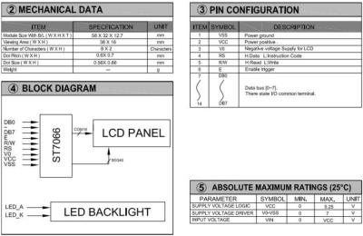 Cina 38*16 caratteri FSTN LCD Module St7066 con retroilluminazione PCB Wide Temperature Industrial Display in vendita