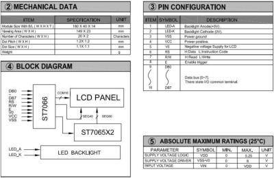 China 20*2 2002 Módulo LCD de caracteres Display industrial de grande porte e larga temperatura à venda