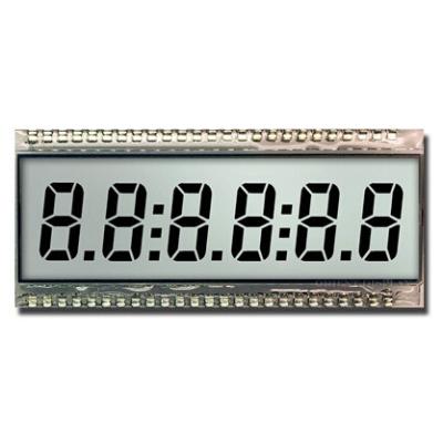 China 8 cijfersegment LCD-module TN reflecterend industriële breedtemperatuurdisplay Te koop