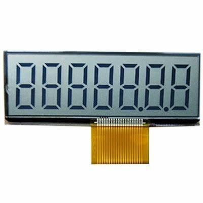 China Modulo LCD de tamaño pequeño TN FFC Monócromo de pantalla positiva transflectiva en venta
