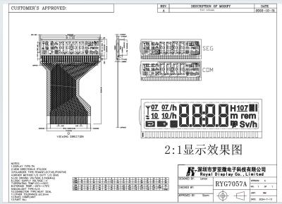 China Modulo LCD de tamaño pequeño TN FFC Monócromo de pantalla positiva transflectiva en venta