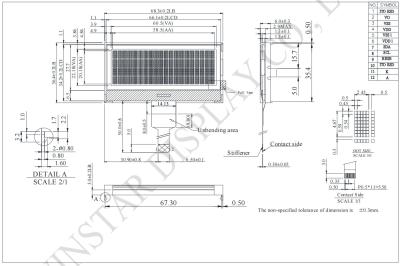 Cina 20*4 FSTN Modulo LCD monocromo I2C a larga temperatura sostituzione Winstar in vendita