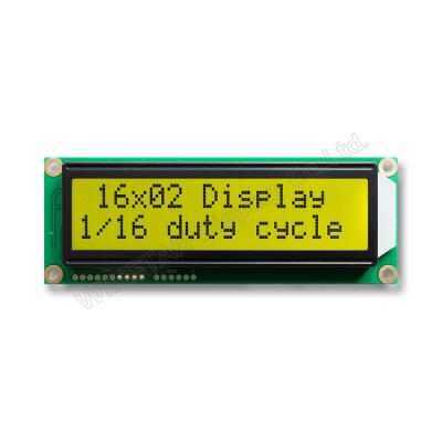 China Modulo LCD de temperatura ancha de 16*2 caracteres STN monocromático ST7066 en venta
