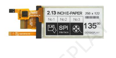 Cina 2.13' 250*122 taglio prezzo ESL in bianco e nero Display carta elettronica in vendita