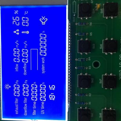 Китай Transmissive отрицательная длинная жизнь Sgs Rohs удара модуля Stn Monochrome Lcd продается