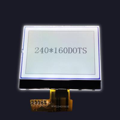 China Micrófono monocromático de la retroiluminación blanca de la exhibición del LCD del módulo de Fstn Lcd del DIENTE 240160 en venta