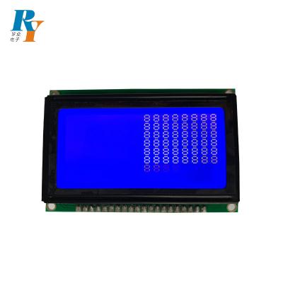 China El módulo gráfico azul transmisivo LCD de la mono MAZORCA STN LCD divide puntos de la exhibición en segmentos 128x64 en venta