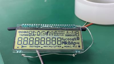 Chine 7 l'affichage à cristaux liquides positif du segment HTN montrent 3.3V pour le mètre de l'électricité à vendre