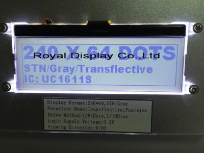 China Chinese Factory Price Customized 240X64 FSTN Graphic LCD Display Module Stn Positive Monochrome LCD Module for sale