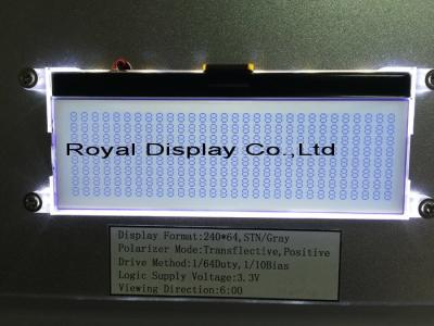 China Prüfer-Graphic LCD der Sondergröße-240X64 STN paralleles FFC UC1611s Modul-Serienzahn-Monochrom zu verkaufen