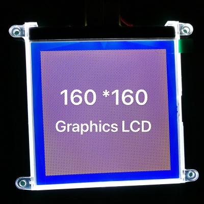 중국 발견자를 위한 60mA FSTN 장부 병렬 모노 그래픽 LCD 디스플레이 160X160 3.3V FPC 판매용