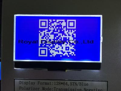 China positive ZAHN 3V Mono-LCD 128x64 FSTN Anzeige Stn Gray For Medical Equipment zu verkaufen