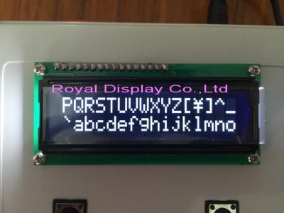 China El ODM la retroiluminación LED blanca/ambarina 5V de 1604 del OEM puntea módulo de la exhibición del LCD del carácter de la MAZORCA el pequeño en venta