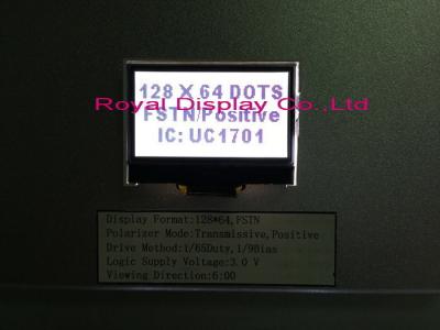 China Großhandels-Anzeigen-Modul LCD-Platte Cog/COB 128X64 Blacklight grafische Mono-LCD zu verkaufen