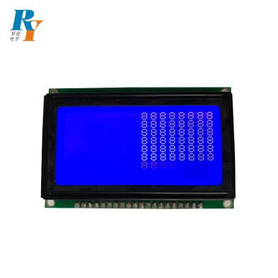 China PFEILER 128*64 Art Stn-blaue negative Transmissive kundenspezifische LCD-Anzeige zu verkaufen