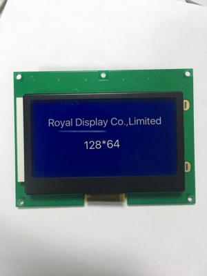 중국 문자 Dfstn 파란색 COG/COB 백라이트 12864 LCD 디스플레이 모듈 5V 판매용