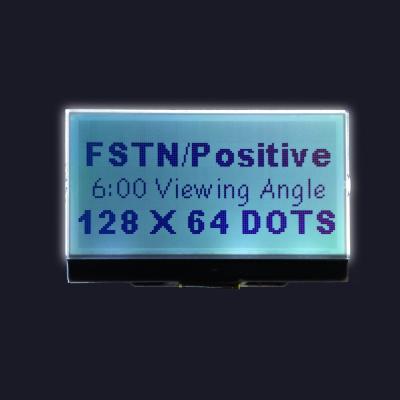 중국 ST7565R SGS FSTN 포지티브 투과형 LCD 모듈 128×64 DOT 매트릭스 코그 FPC 라인 판매용