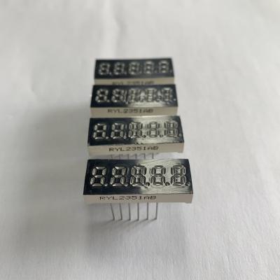 China Ánodo común 8 Digital de los pixeles de la pantalla LED 10m m del segmento del monocromo 7 del Tn en venta