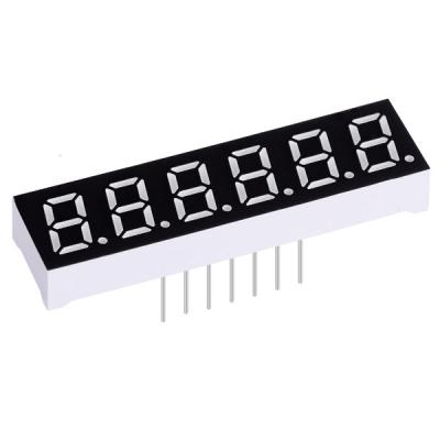 China ánodo común 0,3" de emisión rojo del cátodo de la exhibición de segmento de 130mcd LED ROHS en venta