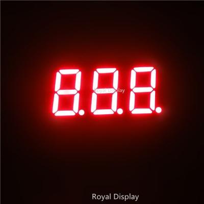 China 0,56 pulgadas LED dividen la pantalla LED de segmento en segmentos de la polaridad 110mcd 7 del cc de la exhibición en venta