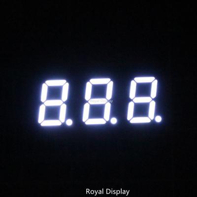 China 0,56 pulgadas LED dividen la pantalla LED de segmento en segmentos de la polaridad 110mcd 7 del cc de la exhibición en venta