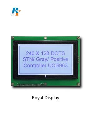 Cina Esposizione LCD 240X128 Dots Graphic Positive Monochrome 5.25V della PANNOCCHIA grigia di STN in vendita