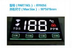 China polaridad del cc del módulo de la pantalla LED del segmento 100000hours para el aire acondicionado en venta